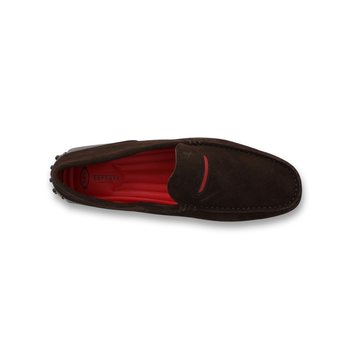 FERRARI Loafers in Brown Suede– La Maison Degand